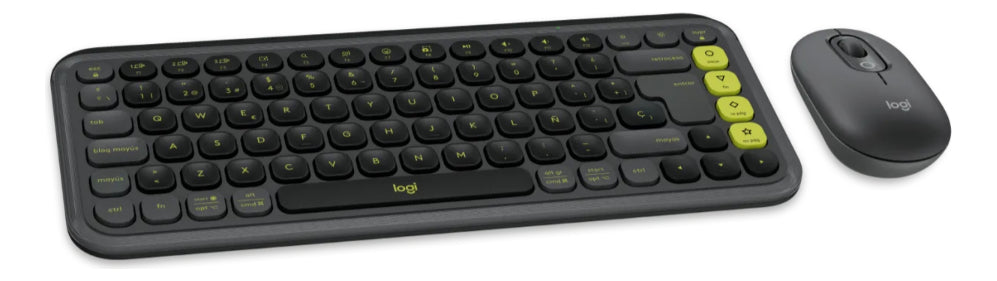 Kit Teclado Mouse Pop Icon Combo Español Logitech Grafito – Global Kerry